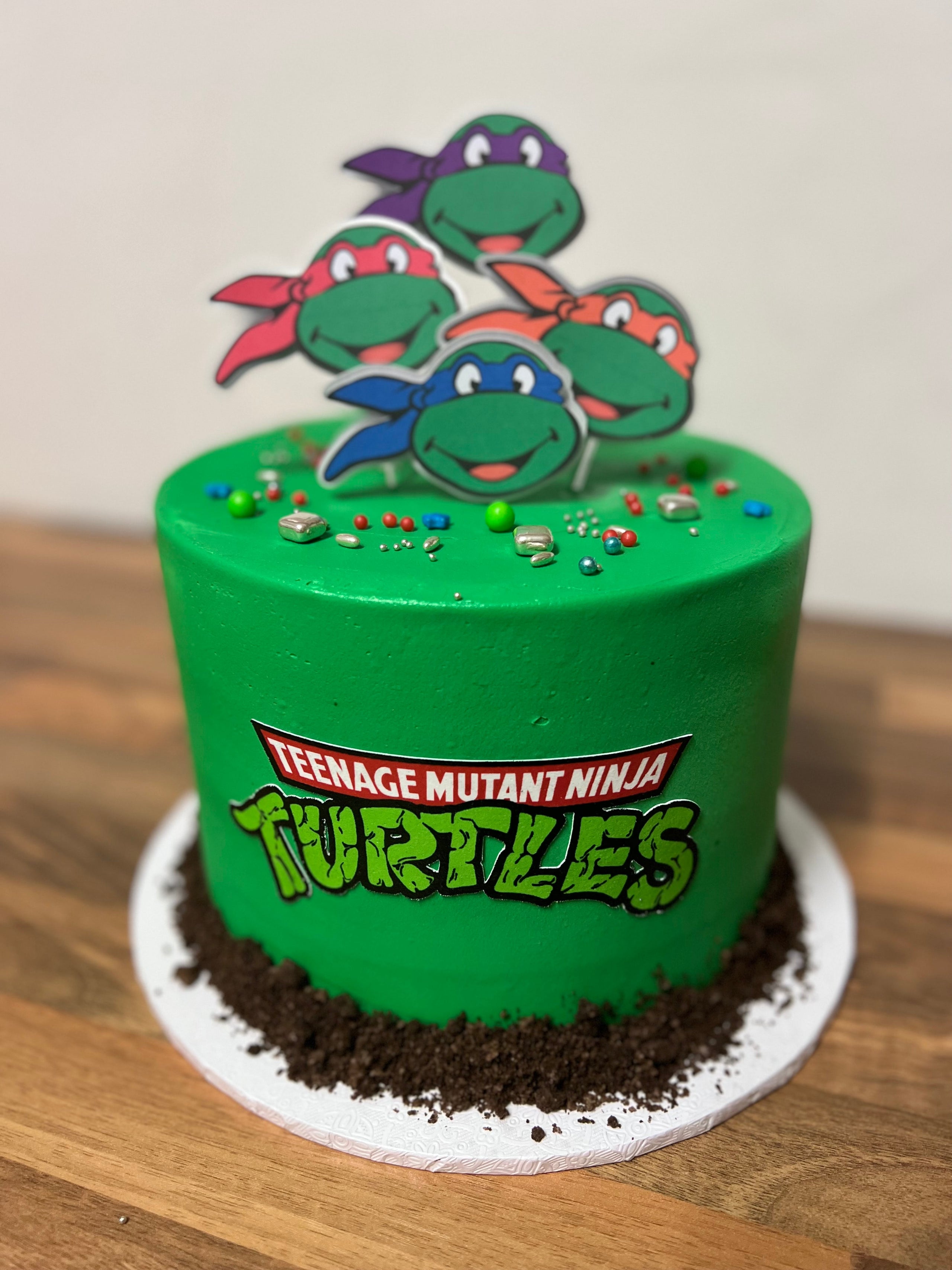 Ninja Turtle Square Cake Ideas